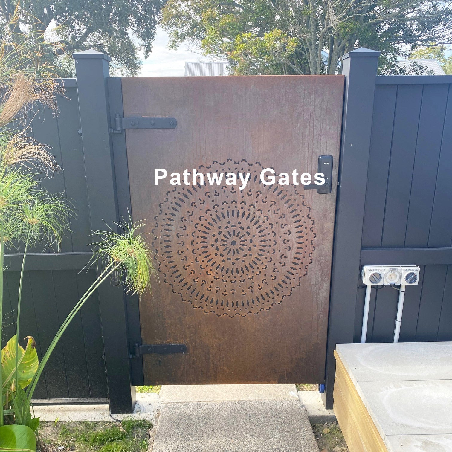 Garden & Pedestrian Gates | Corten Steel & Aluminium | NZ Made – Design ...