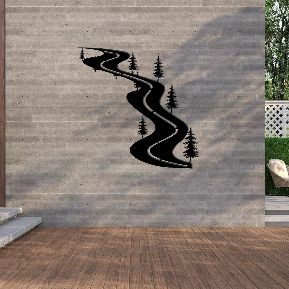 Country Road- Laser Cut Metal Wal Art – Design Junction NZ