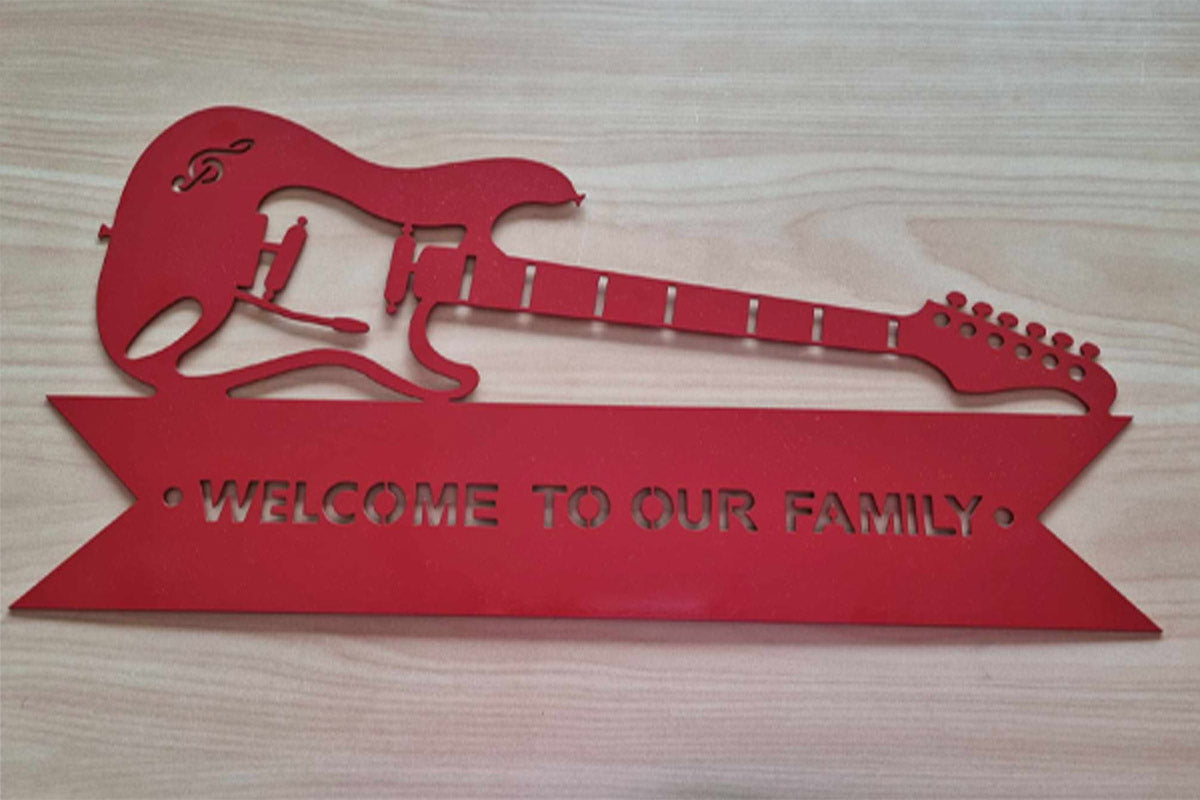 Powder Coated Electric Guitar Monogram - ** Clearance ** – Design ...