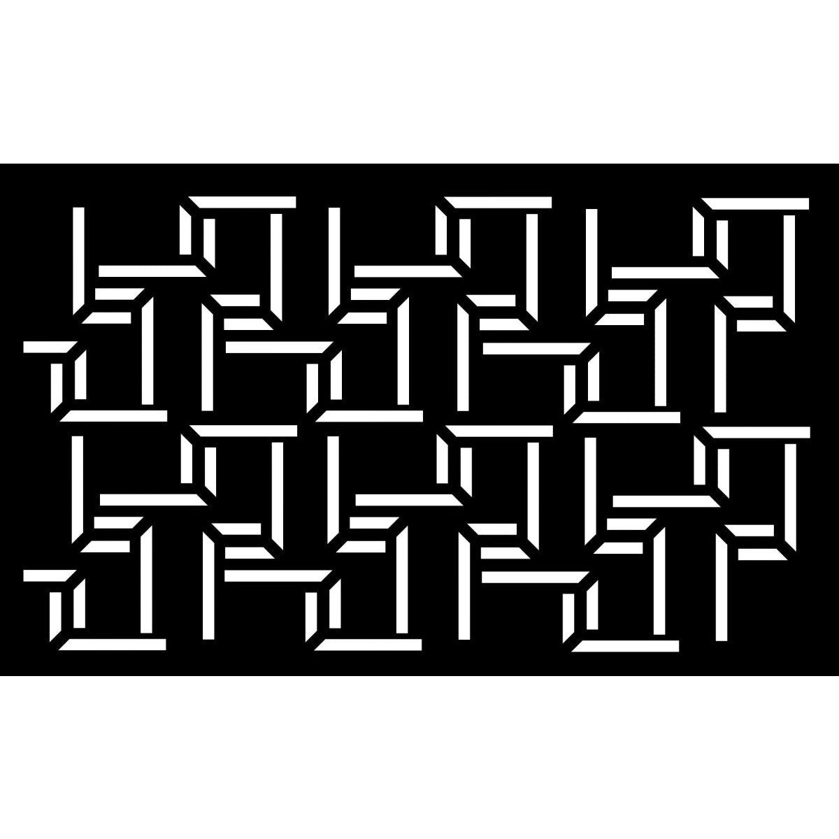 Corten Steel Balustrade & Fence Panel - Random Lines