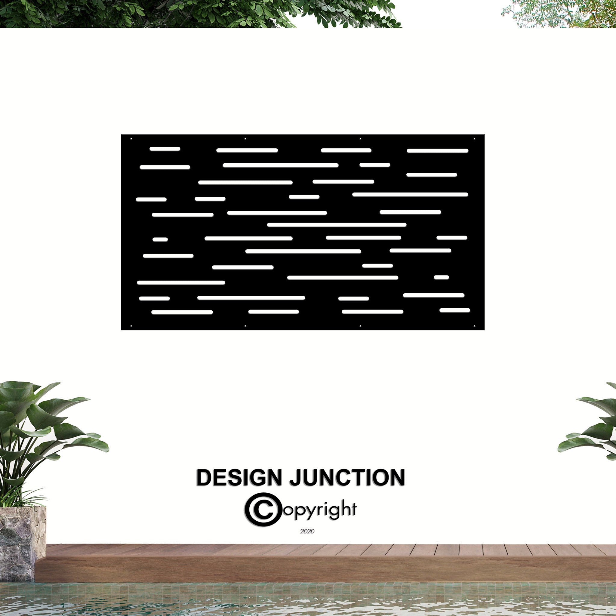 Laser Cut Balustrade Panel - The Horizontal Lines – Design Junction NZ